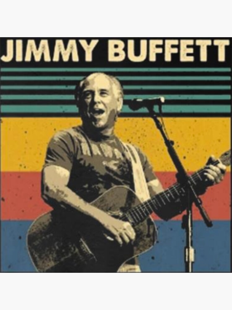 vintage jimmy buffett a jimmy buffett a jimmy buffett Sticker sold by ...