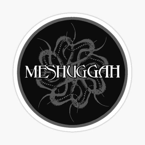 "meshuggah" Sticker for Sale by FifineTremblay | Redbubble