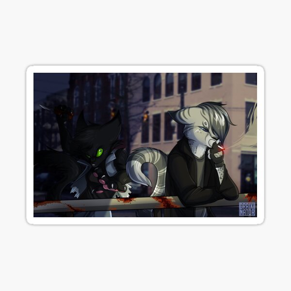 "Ashfur Dies" Sticker by Draikinator | Redbubble