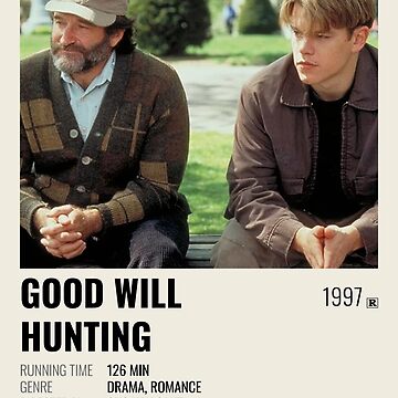 "Good Will Hunting (1997) Movie Poster" Poster for Sale by ...