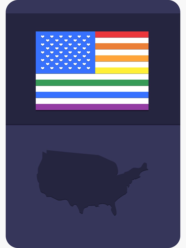"United States Of America" Sticker for Sale by FunFlags | Redbubble