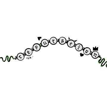 "Reputation friendship bracelet" Sticker for Sale by Laura Meijering ...