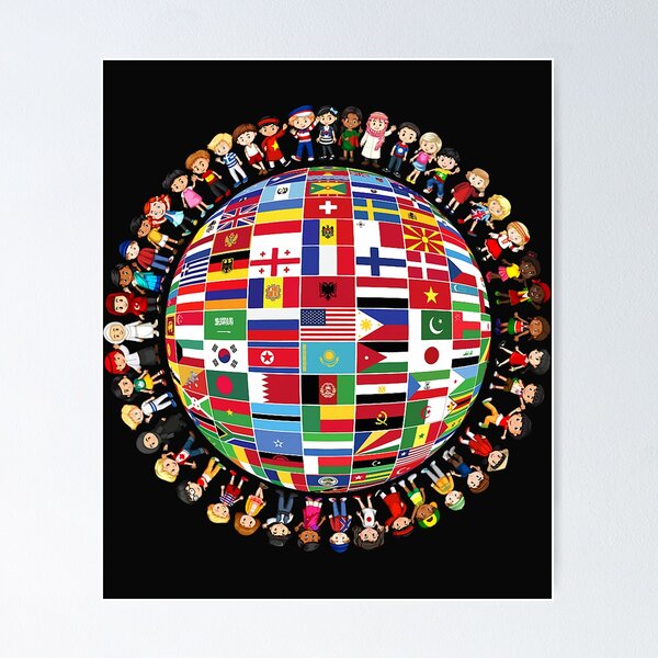 "International Day Of Peace National Flags" Poster by mainana78 | Redbubble