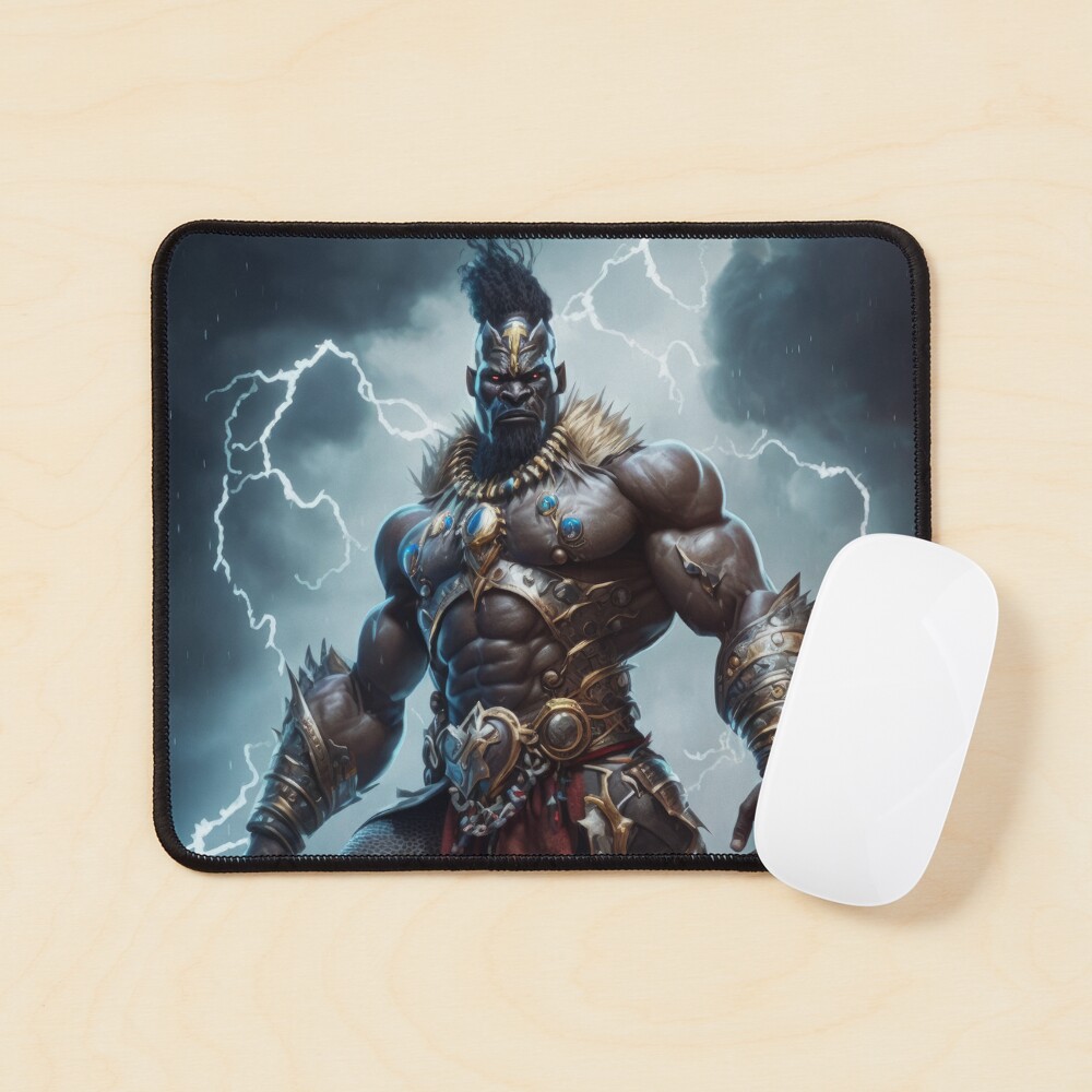 "Shango: Power and Passion of an African Deity | diesel ai art" Poster ...