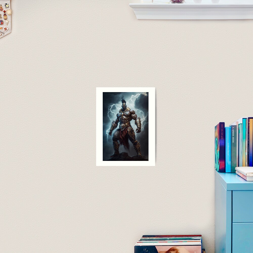 "Shango: Power and Passion of an African Deity | diesel ai art" Poster ...