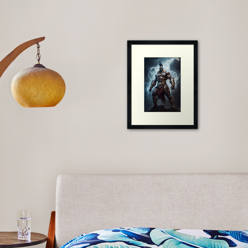 "Shango: Power and Passion of an African Deity | diesel ai art" Poster ...