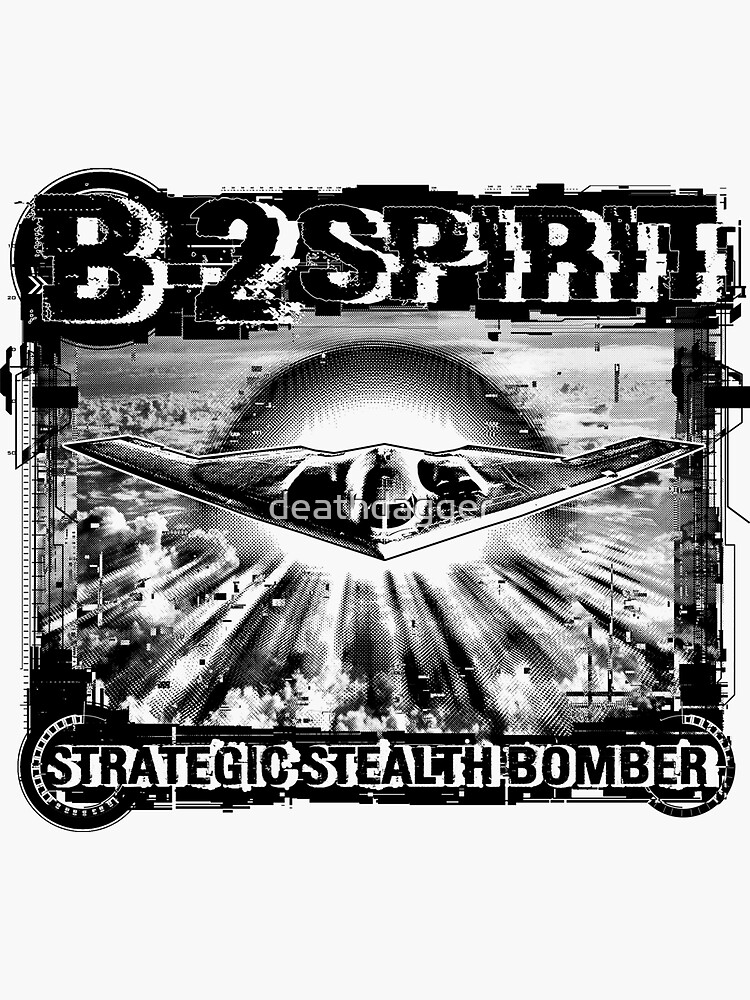 "B-2 Spirit" Sticker for Sale by deathdagger | Redbubble