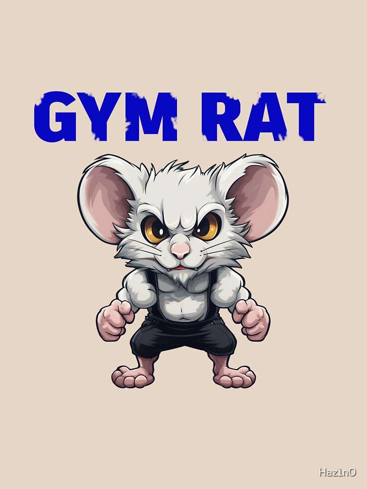 Gym Rat Funny Workout Bodybuilding T-Shirt sold by Bettye ...