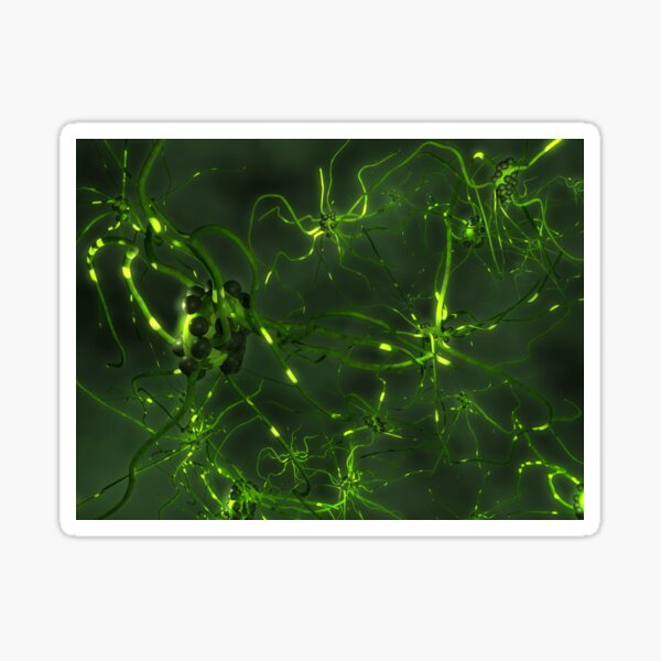 "Neural Network" Sticker by equinoxgraphics | Redbubble