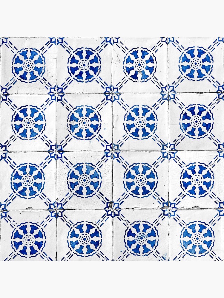 "The Traditional Compass Tile From Lisbon" Framed Art Print for Sale by ...