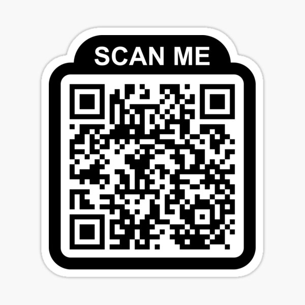 "Spongebob Qr Code For "Who Put You On The Planet"" Sticker for Sale by ...