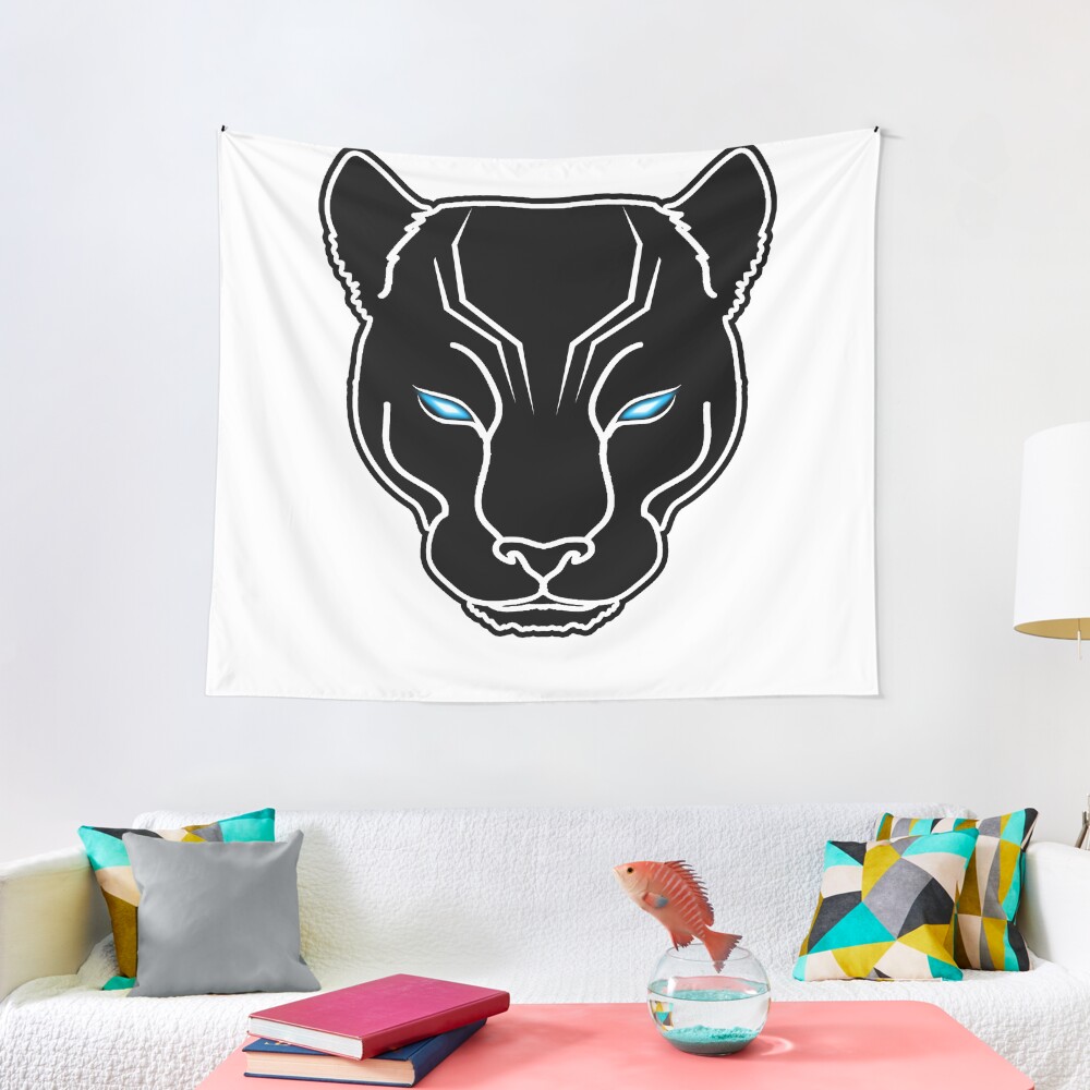 Tela decorativa «Cara de pantera negra» de HEARTBEATS | Redbubble