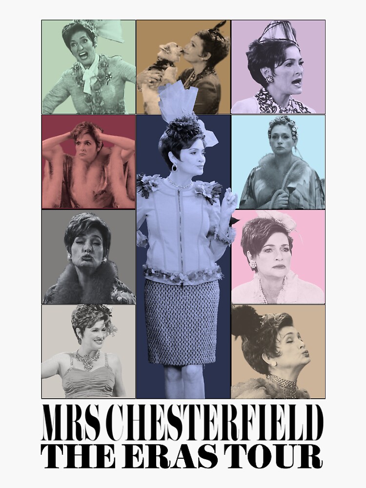 "Mrs Chesterfield "The Eras Tour"" Sticker for Sale by Mybunnystella ...