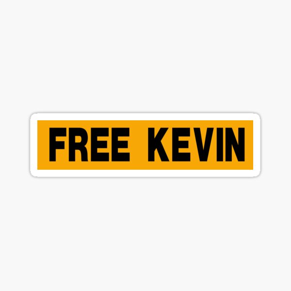 "Free Kevin" Sticker for Sale by xcaosx | Redbubble