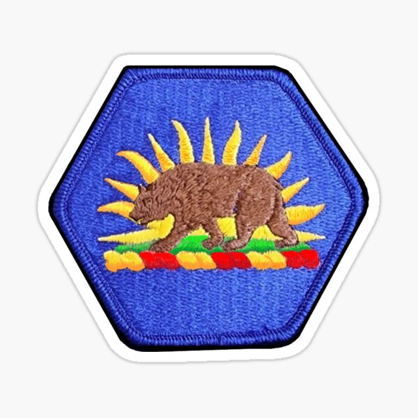 "California National Guard Patch" Sticker for Sale by RBcostco7 | Redbubble