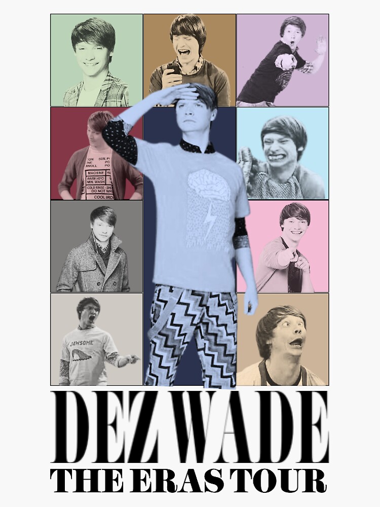 "Dez Wade The Eras Tour" Sticker for Sale by Mybunnystella | Redbubble