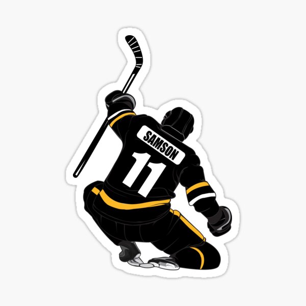 "Samson Hockey Products" Sticker for Sale by stinkylockers | Redbubble