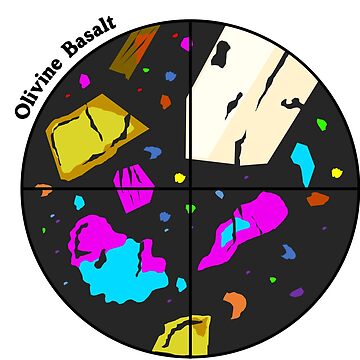 "Olivine Basalt" Sticker for Sale by RockADoodles | Redbubble