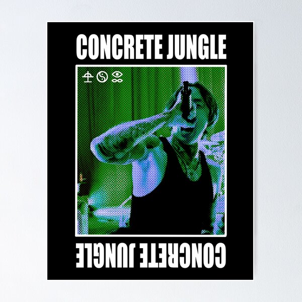 "Green concrete" Poster for Sale by SophieMadsen | Redbubble