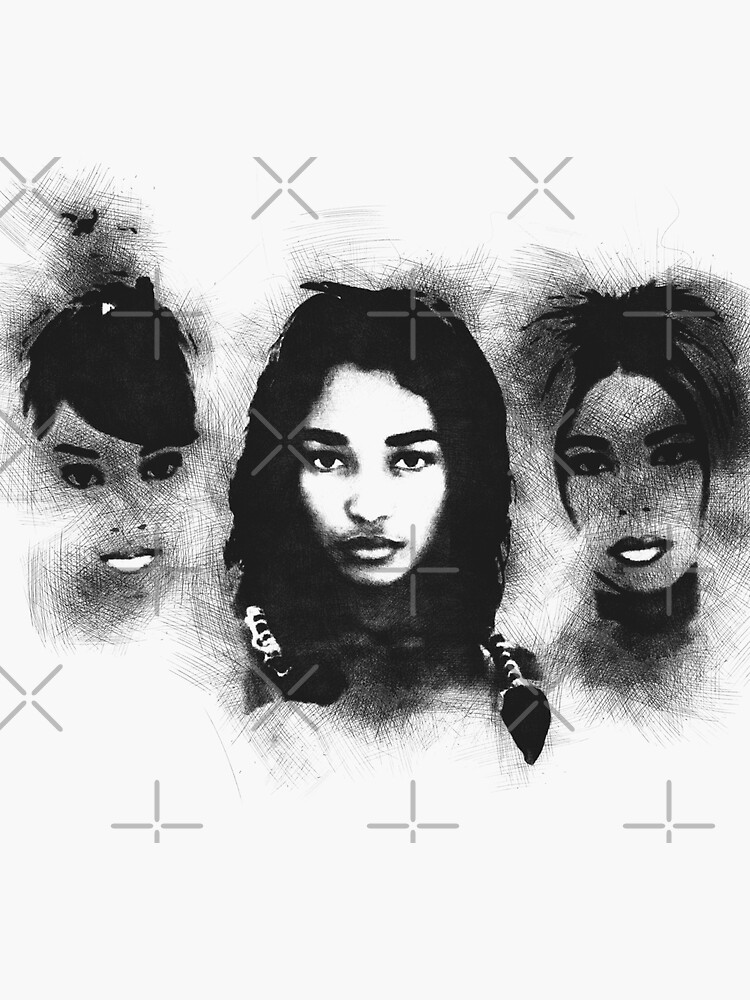 "Retro TLC Sketch Style" Sticker for Sale by Dinawatidenira | Redbubble