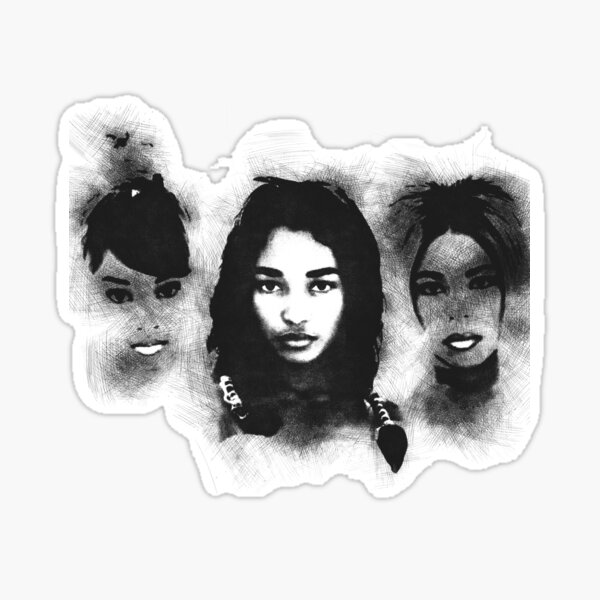 "Retro TLC Sketch Style" Sticker for Sale by Dinawatidenira | Redbubble