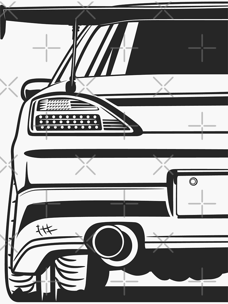 "Silvia S15 fragment" Sticker for Sale by OlegMarkaryan | Redbubble