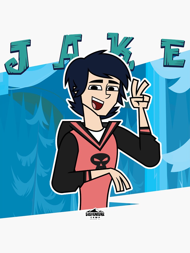 Pegatina con la obra «Disventure Camp - Jake» de odd-nation | Redbubble
