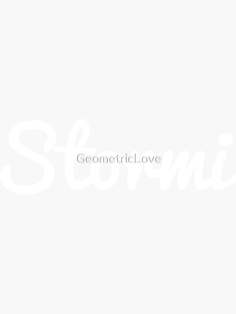 "Stormi " Sticker for Sale by GeometricLove | Redbubble