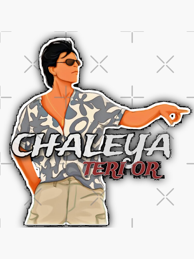 "Jawan Shahrukh Khan " Sticker for Sale by ArtWithSharmaji | Redbubble