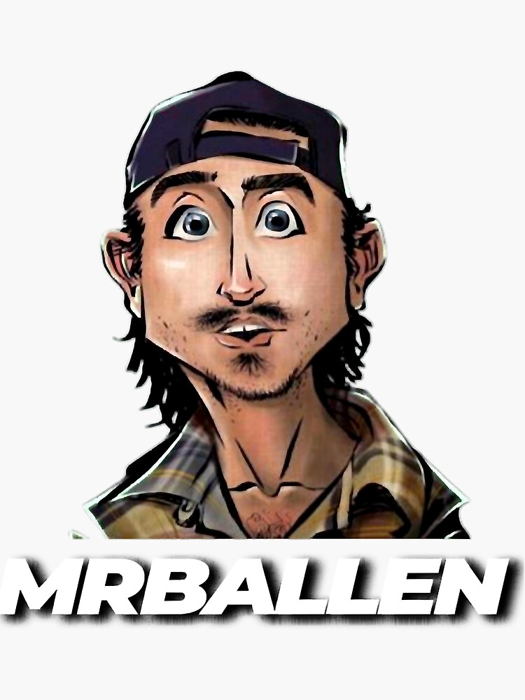 "mrballen " Sticker for Sale by McgheeKimberely | Redbubble