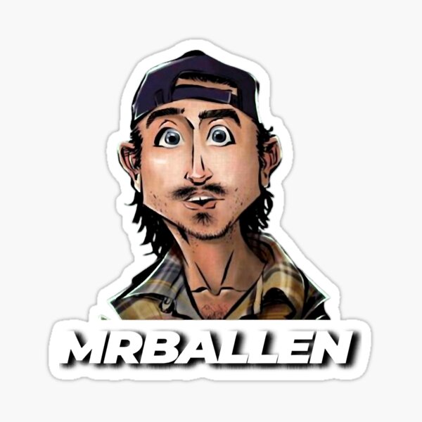 "mrballen " Sticker for Sale by McgheeKimberely | Redbubble