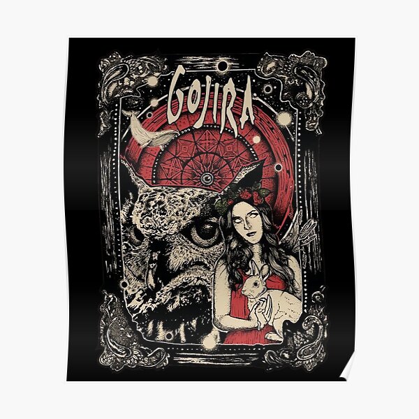 "Rare Vintage Gojira Band Black Gift For Fans " Poster for Sale by ...