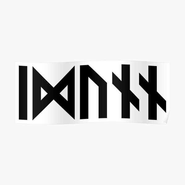 "IDUNN Goddess Runes" Poster by FireWolfNath | Redbubble