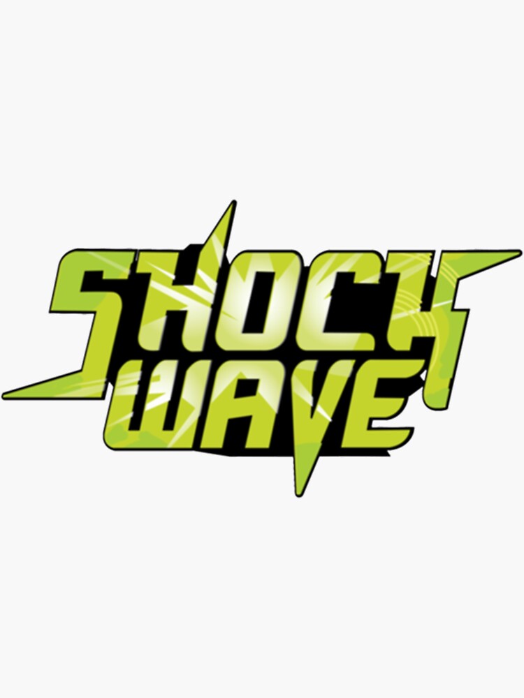 "Shockwave KD Logo " Sticker for Sale by MaymieFriesen | Redbubble