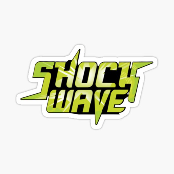 "Shockwave KD Logo " Sticker for Sale by MaymieFriesen | Redbubble