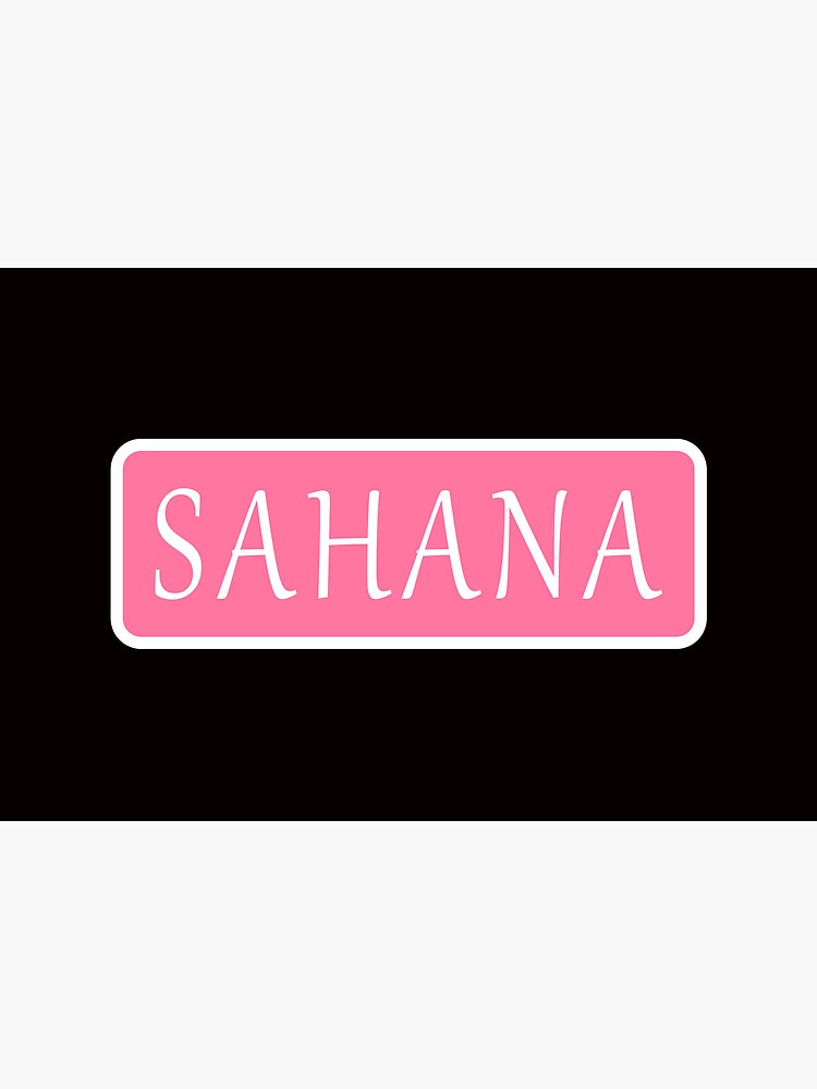 Sahana Name Logo Sahana Text Effect And Logo Design Name