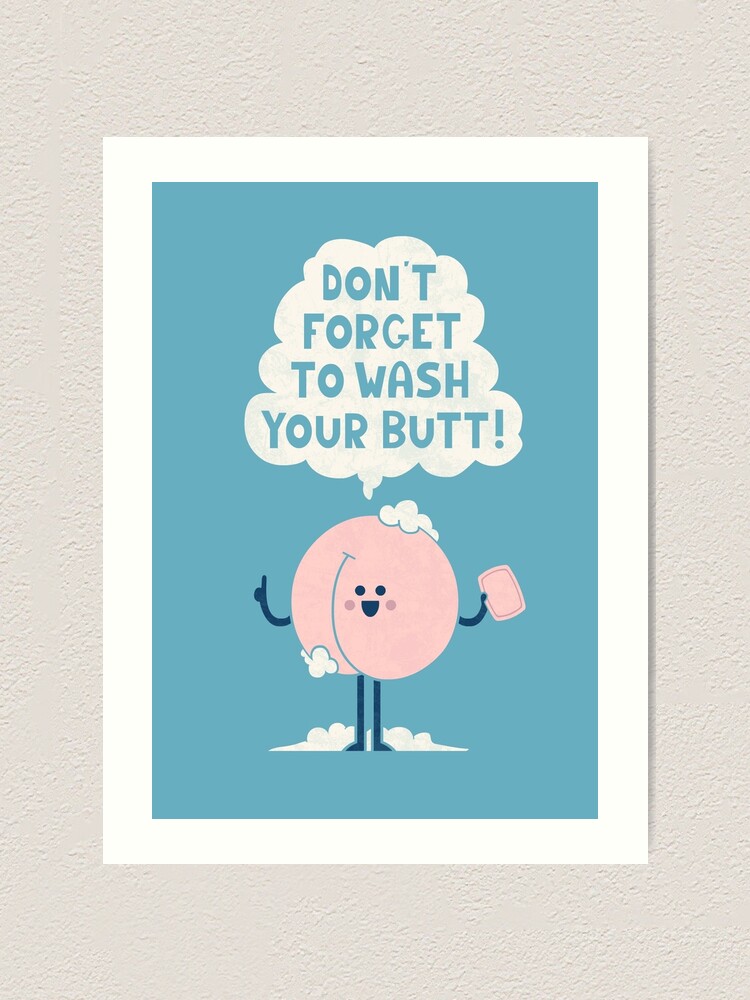 Wall Hangings Home Decor Wash Your Butt Sign etna.com.pe