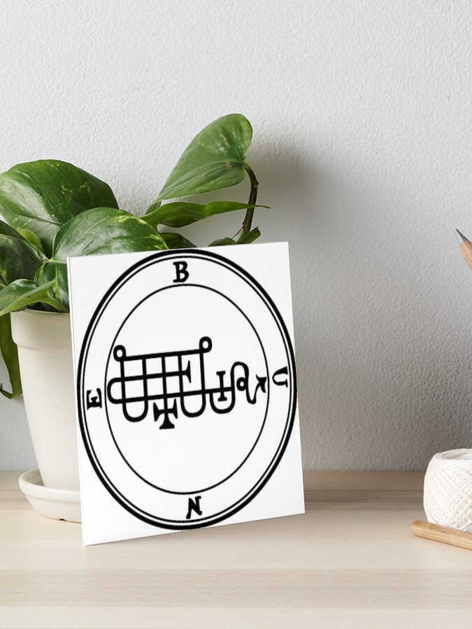 "Seal of SOLOMON Sigil of Bune" Art Board Print for Sale by ...
