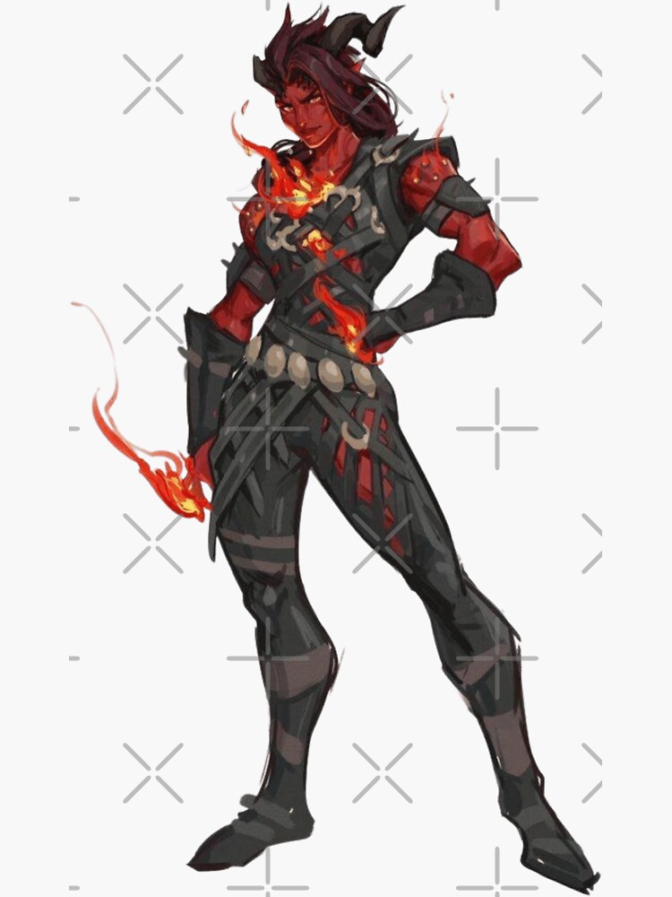 " karlach - karlach bg3" Sticker for Sale by Danikelyan | Redbubble