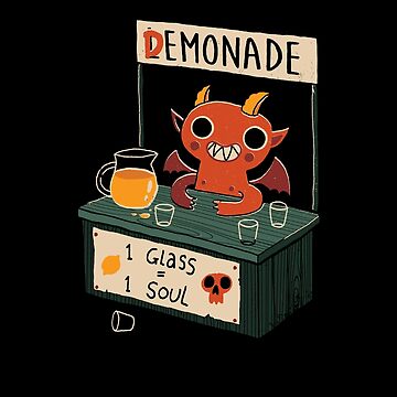 "Demonade" Sticker for Sale by DinoMike | Redbubble