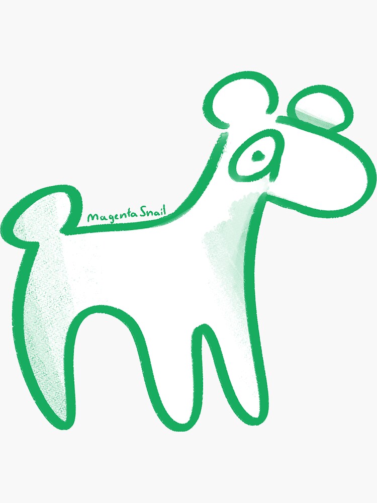 "Anxiety Creature" Sticker for Sale by MagentaSnail | Redbubble