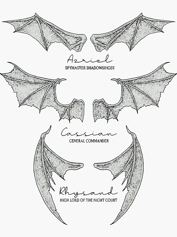 "Acotar Bat Boys" Sticker for Sale by JoeHamiltona | Redbubble