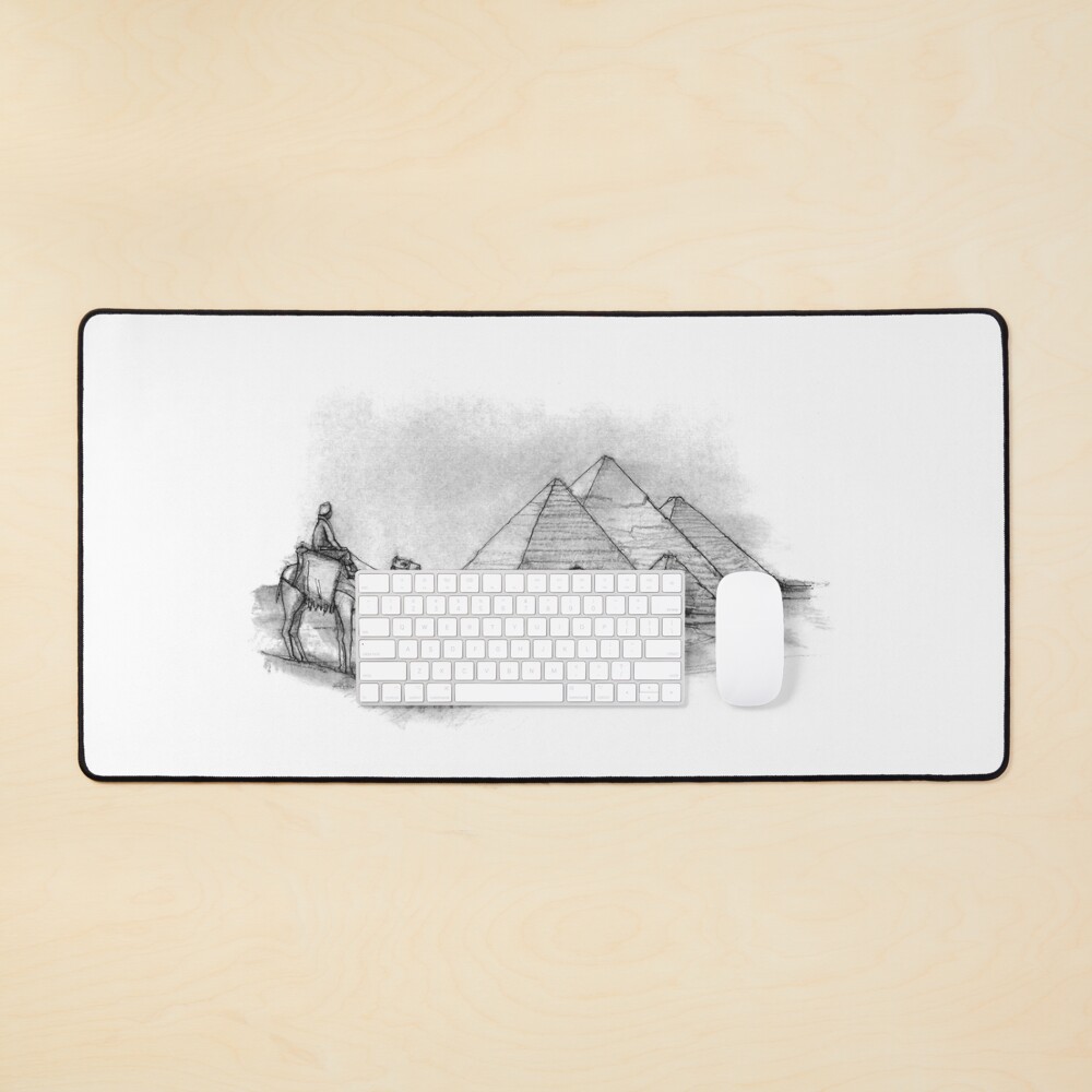 "Pyramids of Giza, Egypt" Sticker for Sale by matteo-sketcher | Redbubble