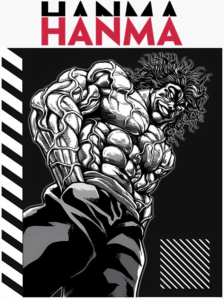 "Yujiro Hanma Design . " Sticker for Sale by JohnBuchheit | Redbubble