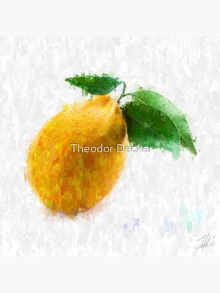 "Big Lemon" Framed Art Print for Sale by theodordecker | Redbubble