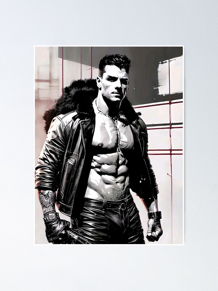 "muscle man" Poster by Seduction-art | Redbubble