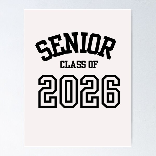 " Seniors class of 2026,graduation" Poster for Sale by erozzz | Redbubble