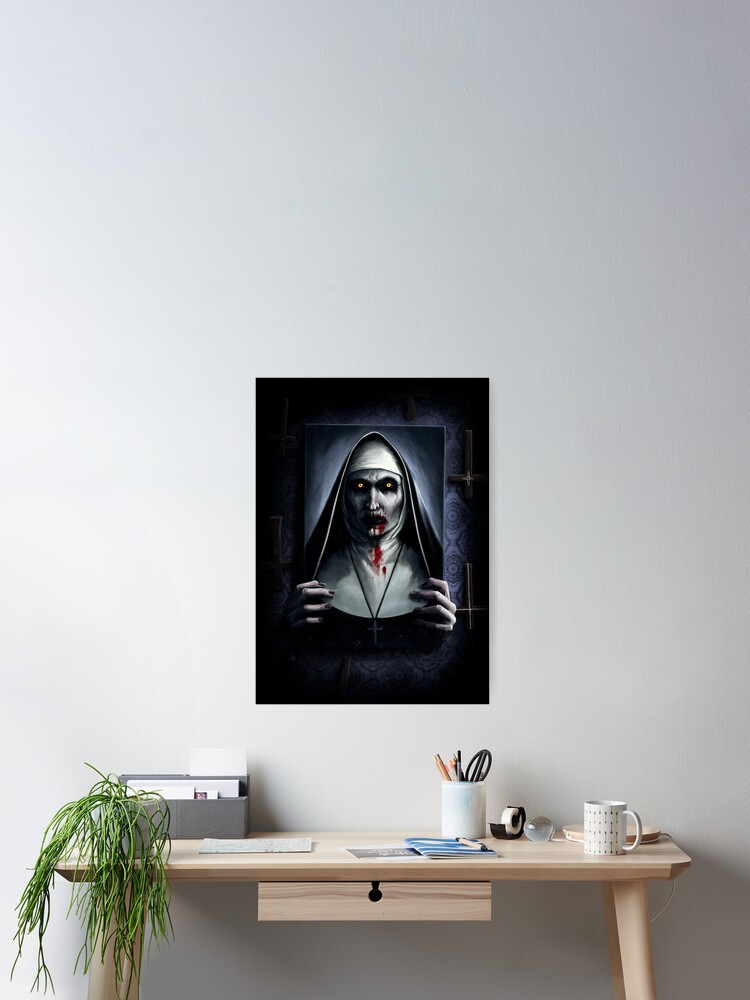 "Valak Painting " Poster for Sale by samRAW08 | Redbubble