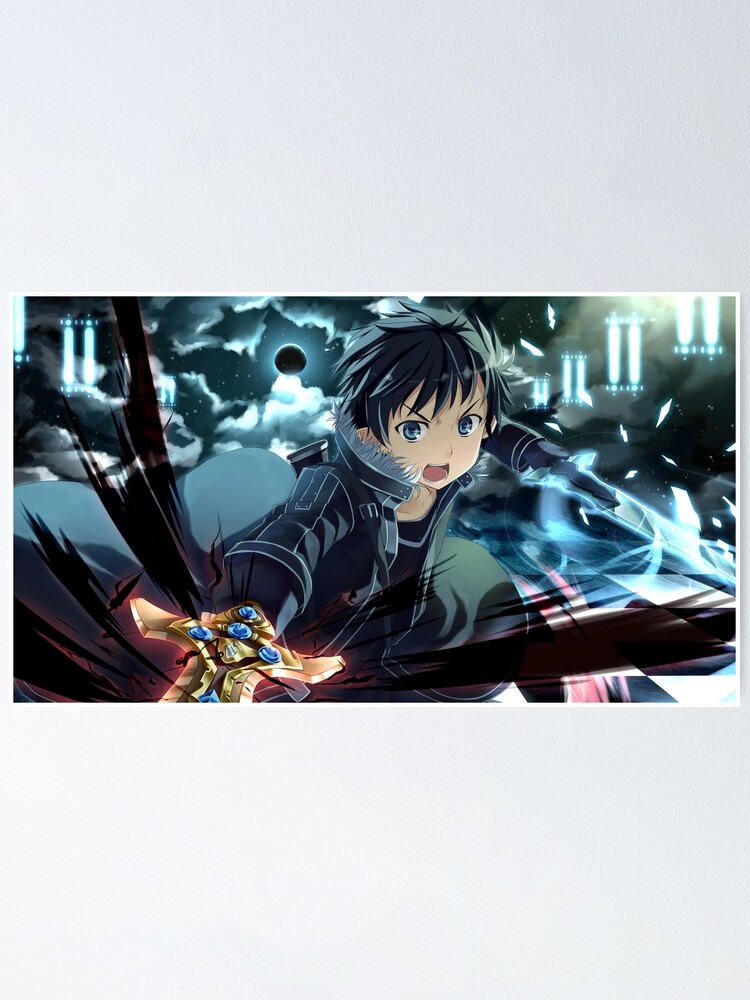 "kirito kun" Poster by JuanMa26 | Redbubble