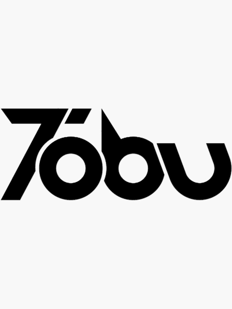 "Tobu Black Logo" Sticker for Sale by GracieDibbert | Redbubble